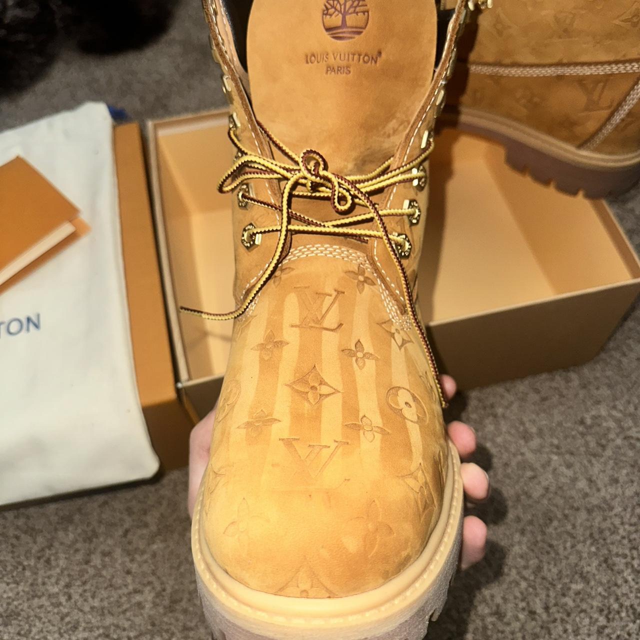 LV TIMBS only worn 3-4 times 4th photo shows the... - Depop