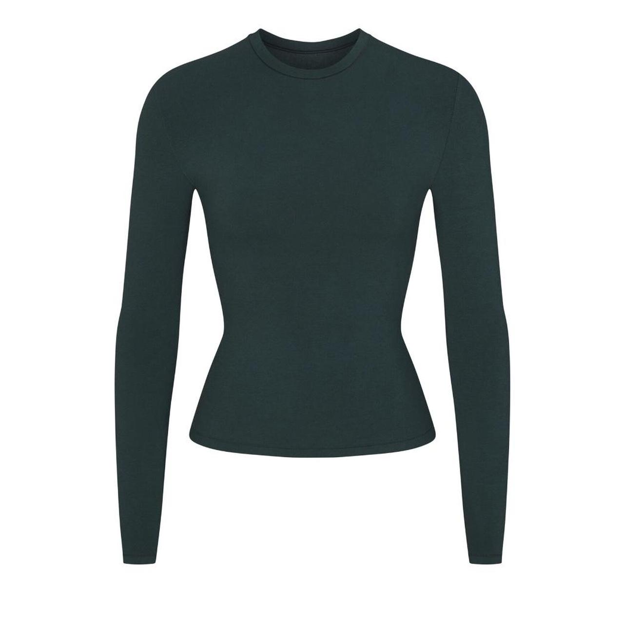 skims cotton jersey long sleeve limited edition... - Depop