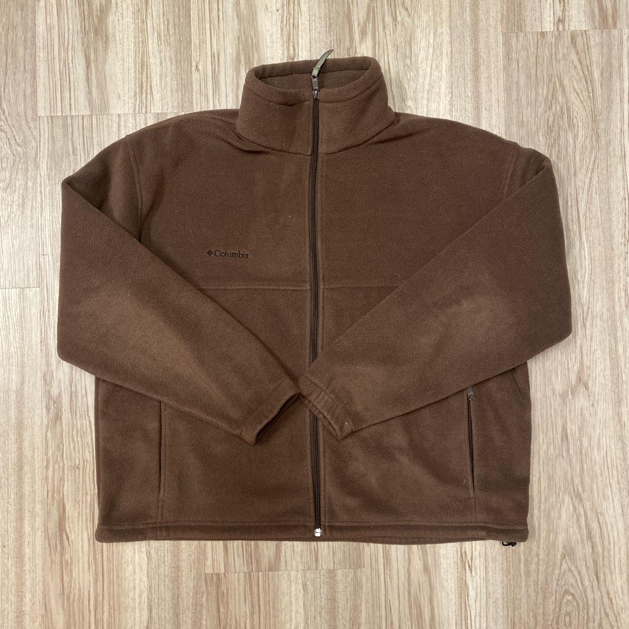 Columbia Sportswear Men's Brown and Black Jacket | Depop