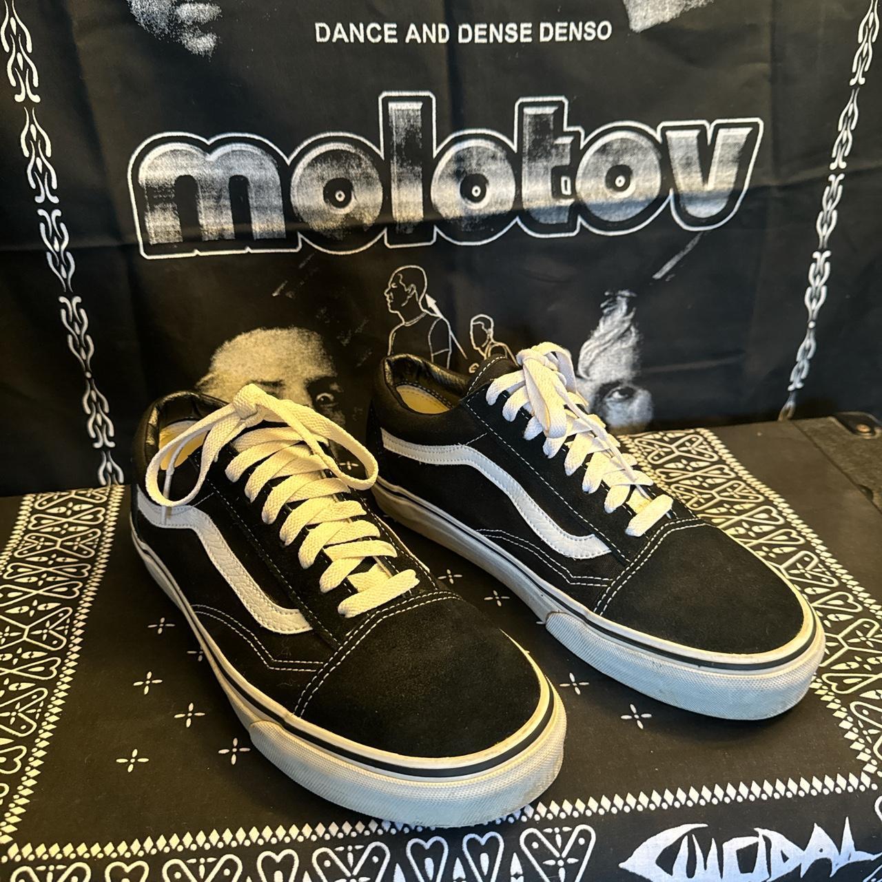 Mismatch Pair Of Vans Old Skools One Is A Size 8 Depop