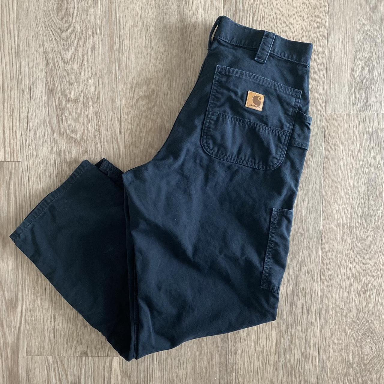 Black Carhartt Carpenter Pants 32x32 - Depop