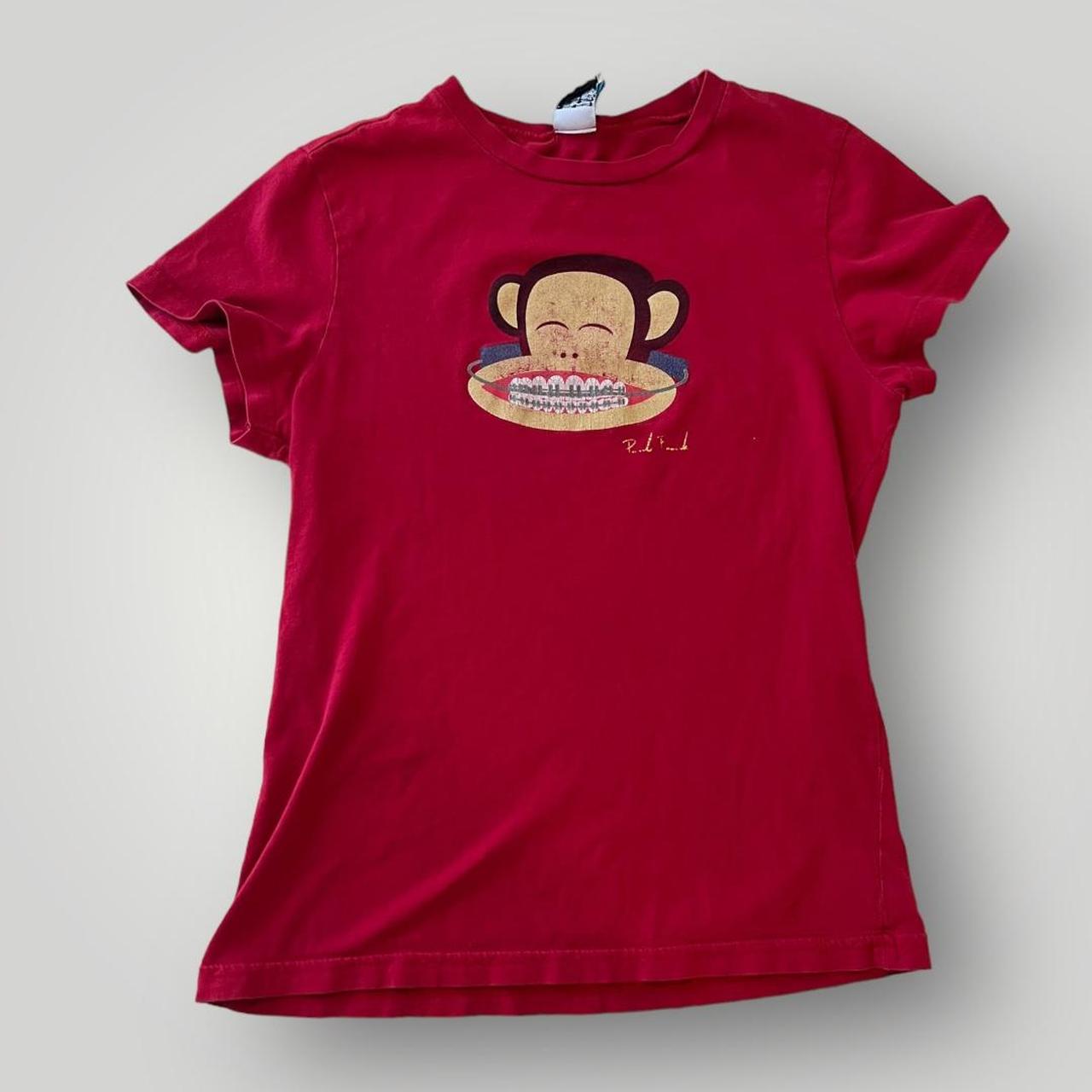 90s vintage paul frank women’s tee size S made in... - Depop