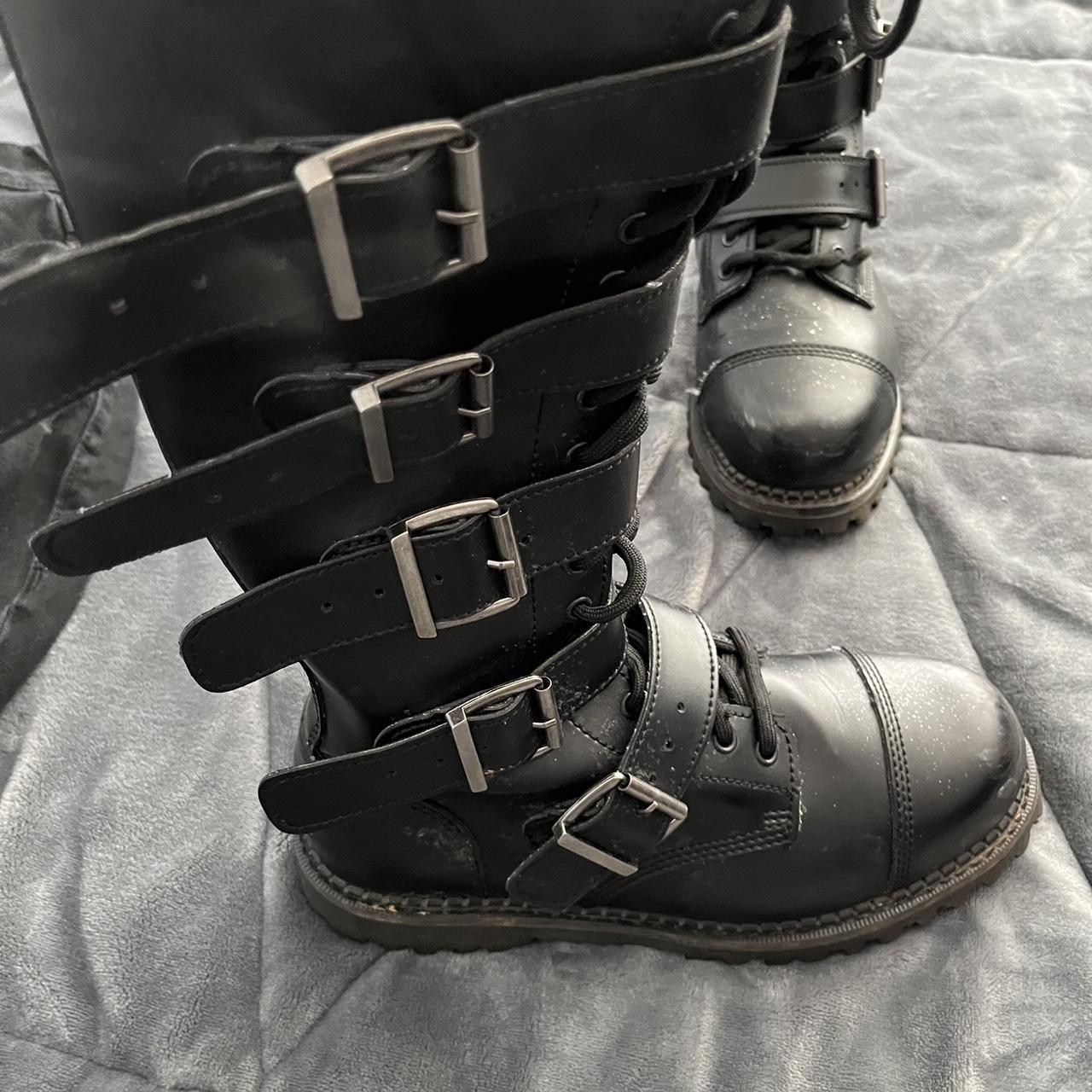 Demonia boots #goth #punk #demonia #rave - Depop