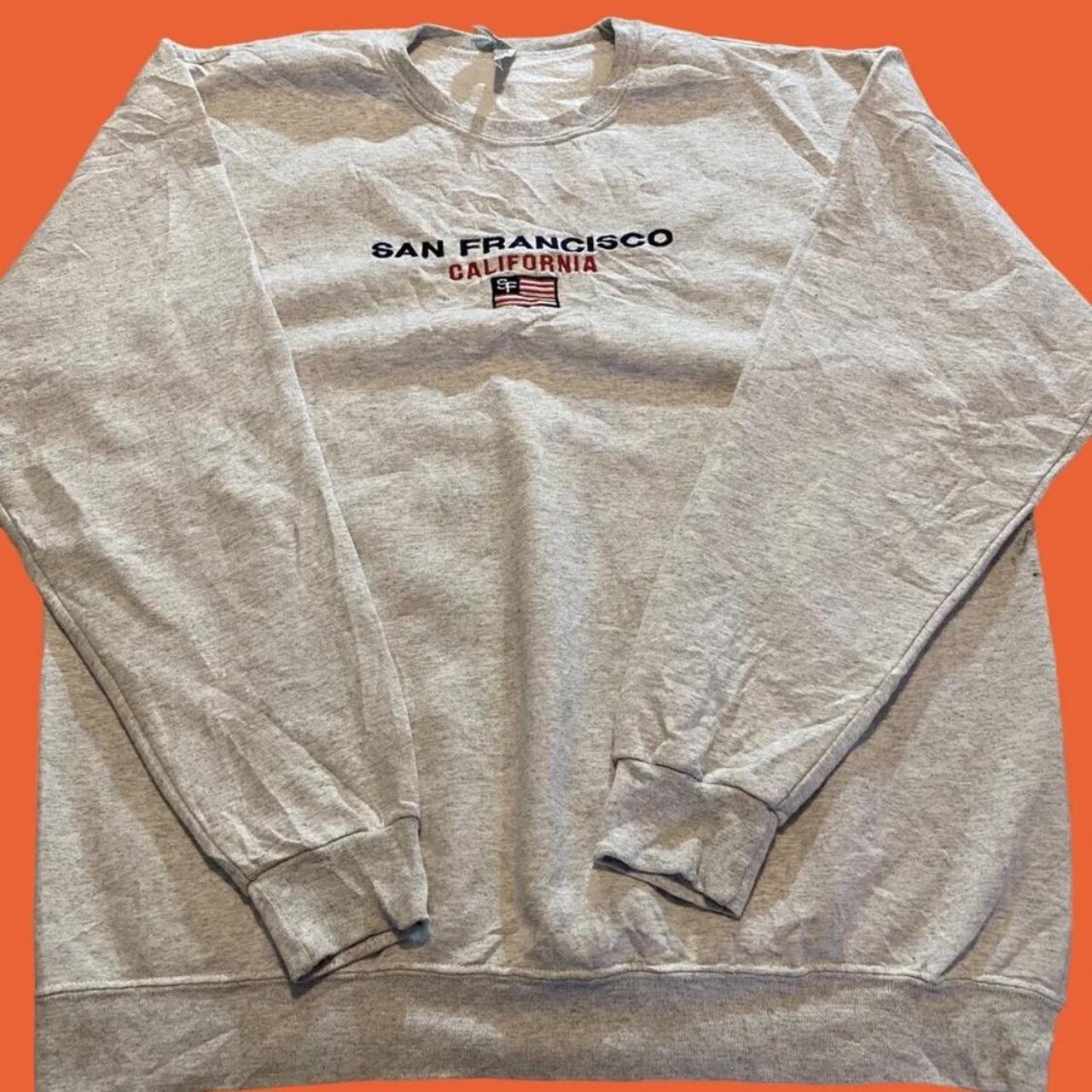 Jerzees Nublend San Fransisco Men's Sweater... - Depop