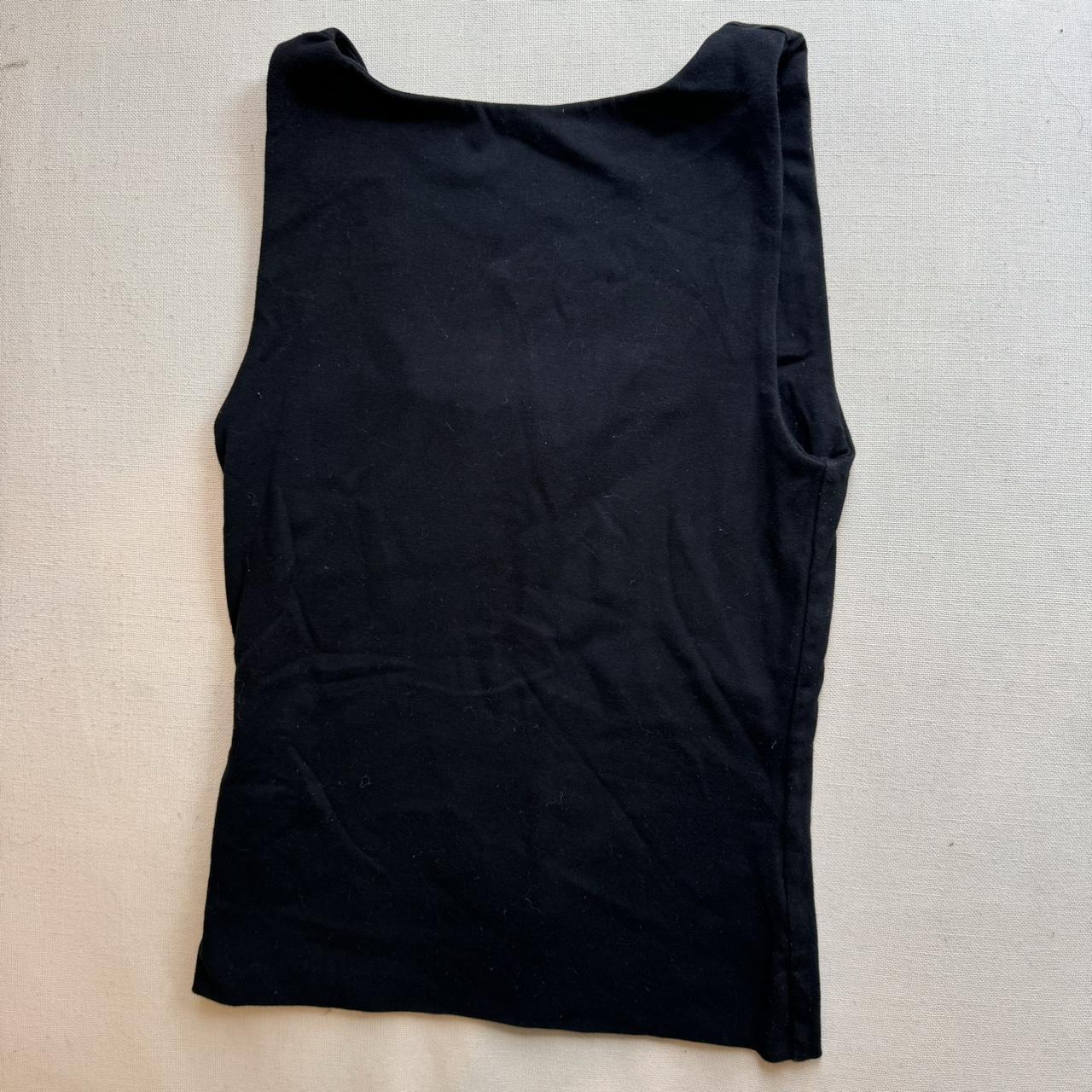 Kookai black tank Low back Size 36 - Depop