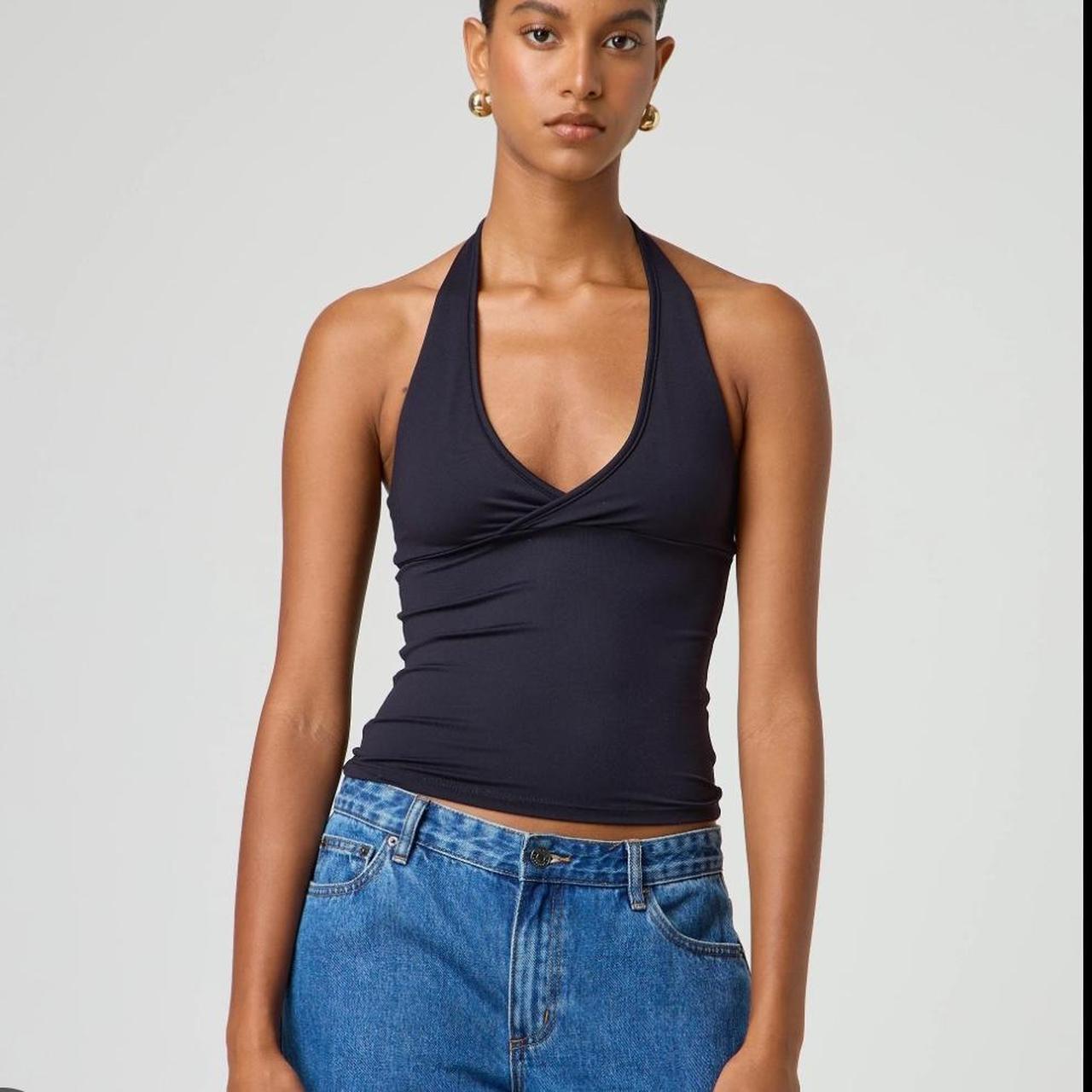 Glassons Super soft halter neck tank Size small... - Depop