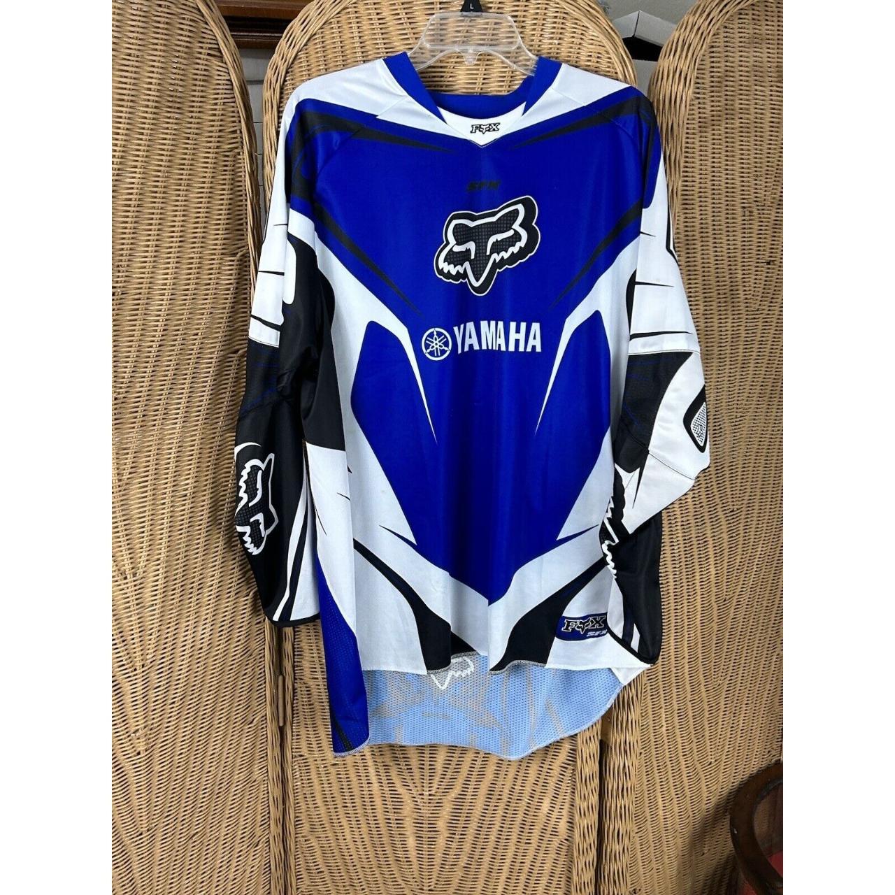 Fox Racing Men's Blue Top | Depop