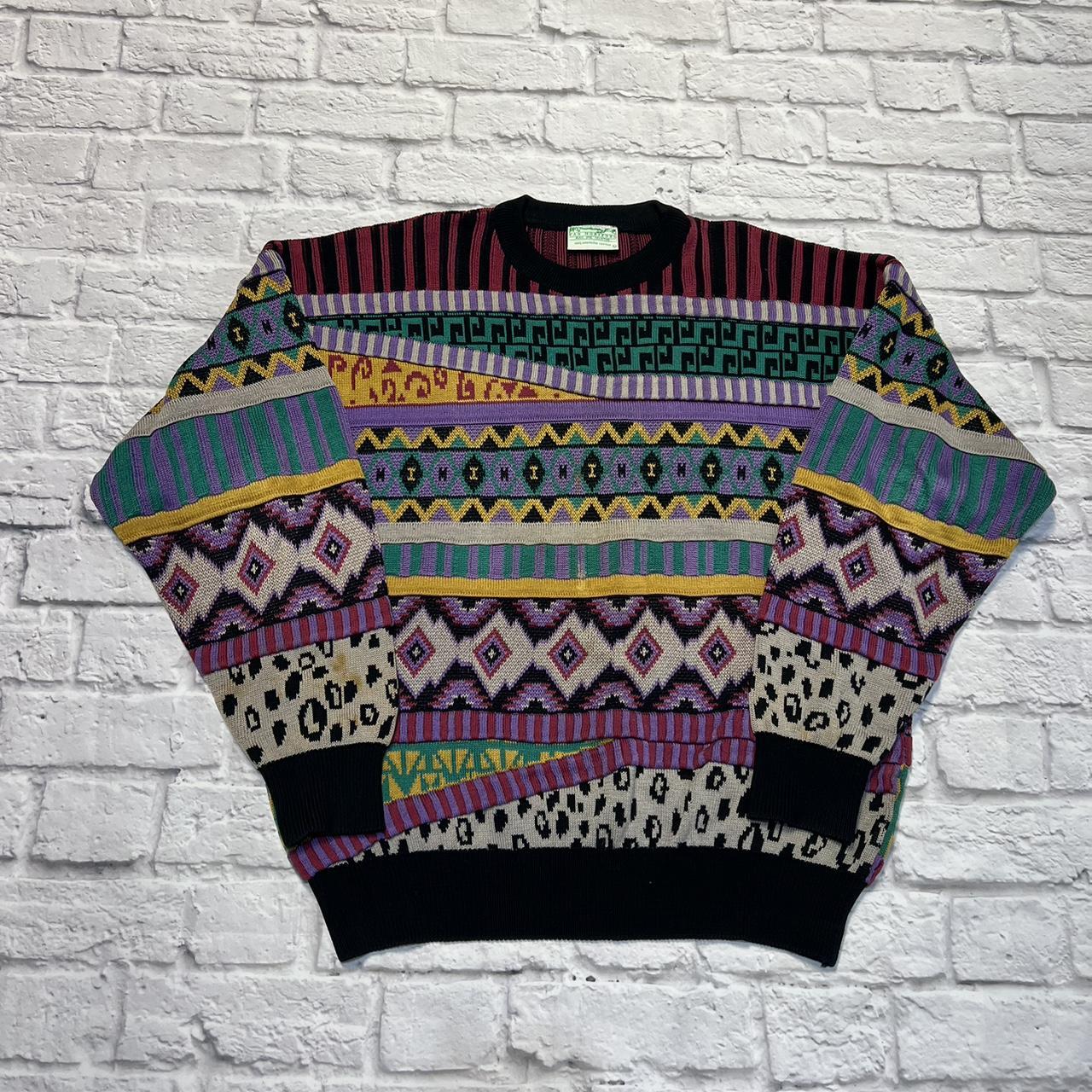 Vintage Far Horizons Australian Sweater Men Large 3D... - Depop