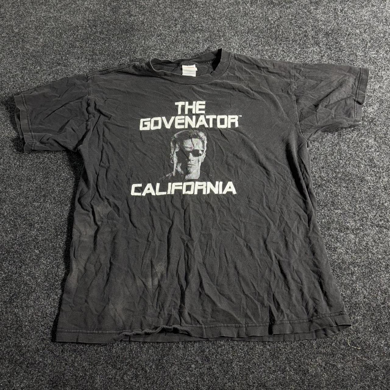 Vintage 90s Terminator Arnold Funny Tshirt Size... | Depop