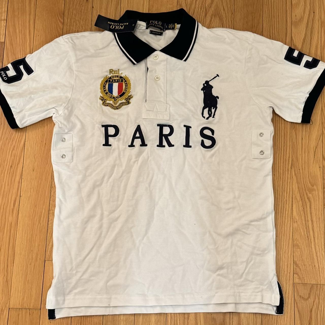 Chief Keef Polo Ralph Lauren Paris 5 Polo Size... - Depop