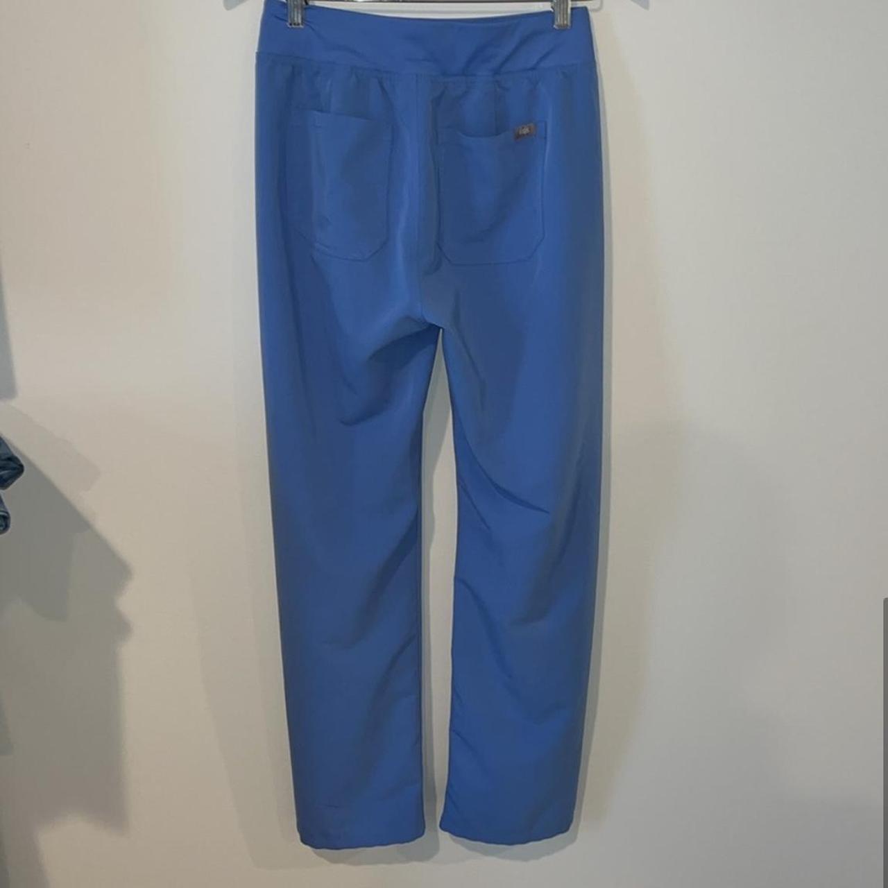 Figs ceil blue scrubs pants! Size small. A couple... - Depop