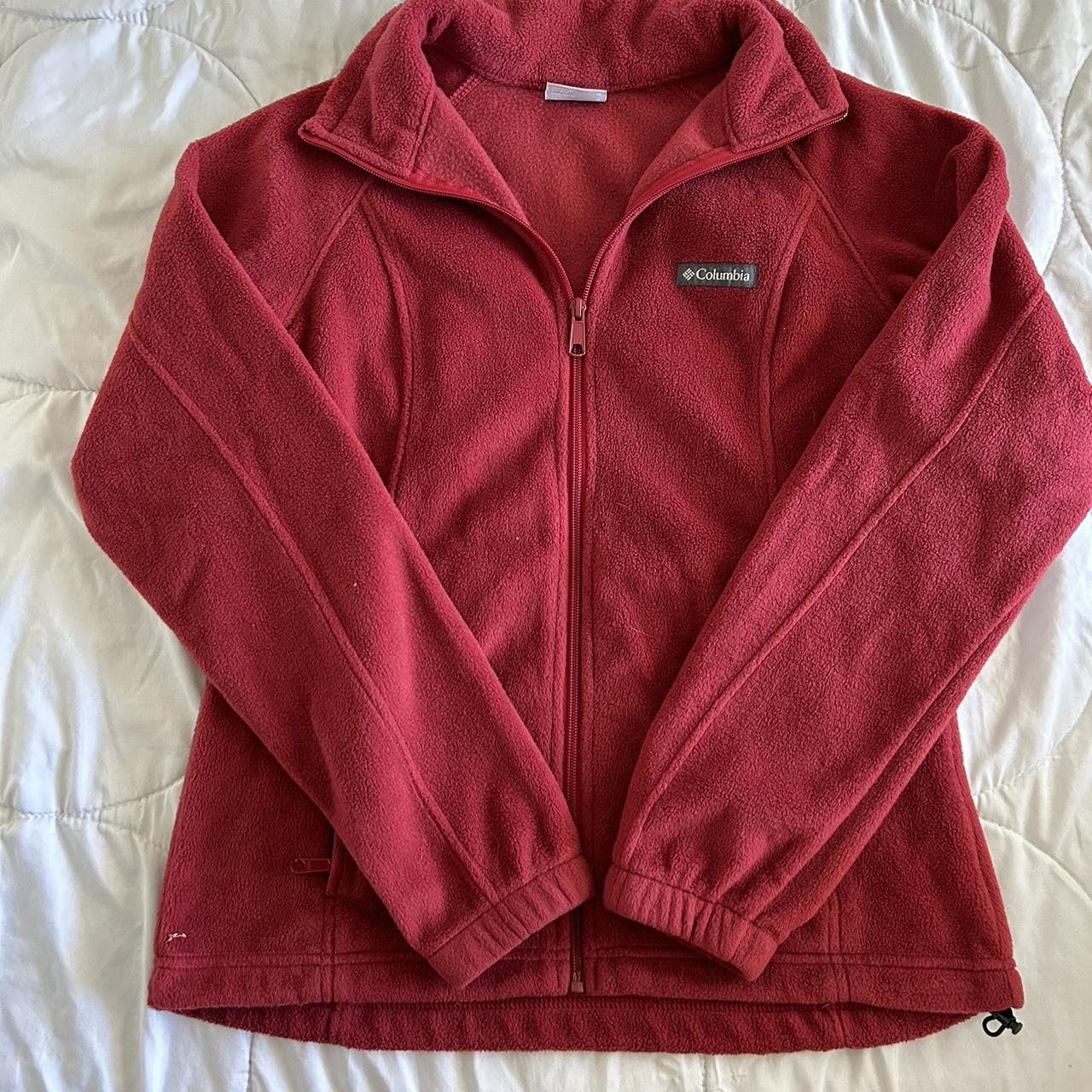 Columbia Red Jacket size: m amazing conditions &... - Depop