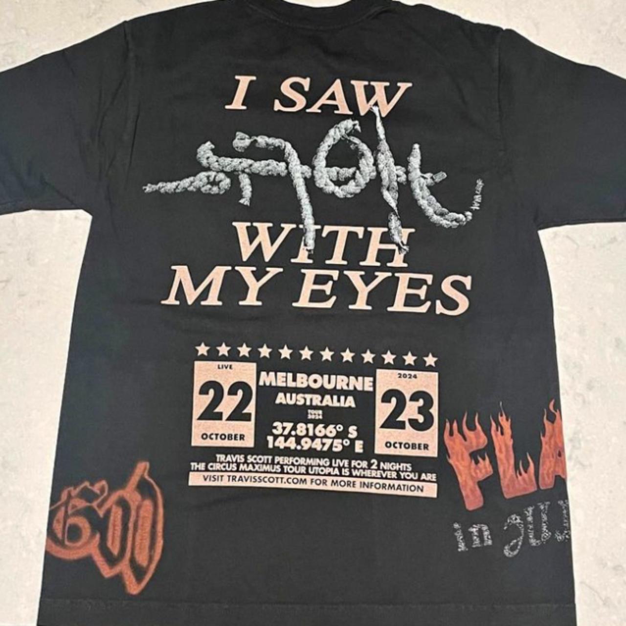 Looking for Travis Scott “I saw Utopia with my eyes”... - Depop