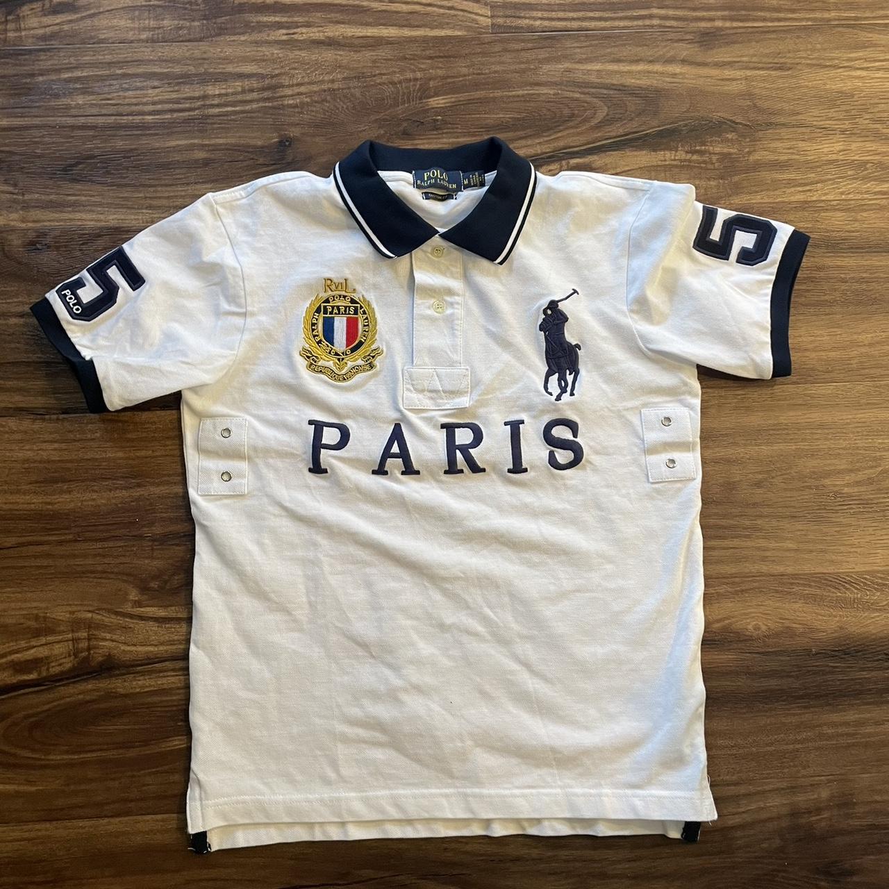 Paris Chief Keef Polo Size M Perfect condition fire... - Depop