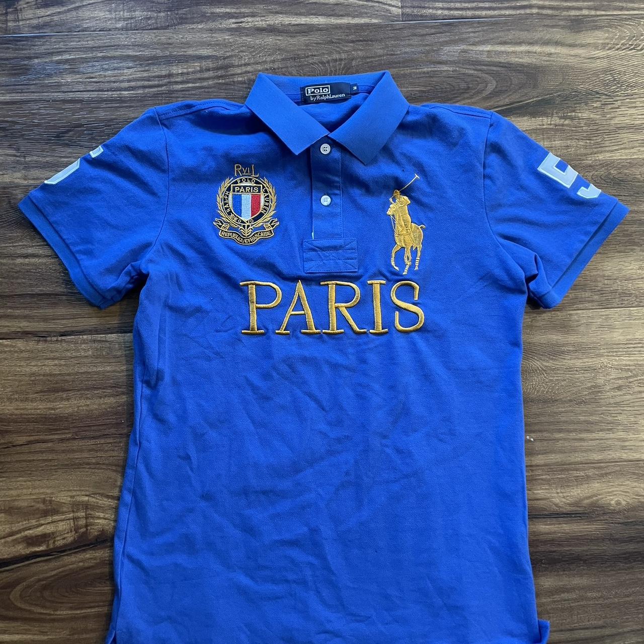 Paris Chief Keef Polo RARE Size M 10/10 condition... - Depop
