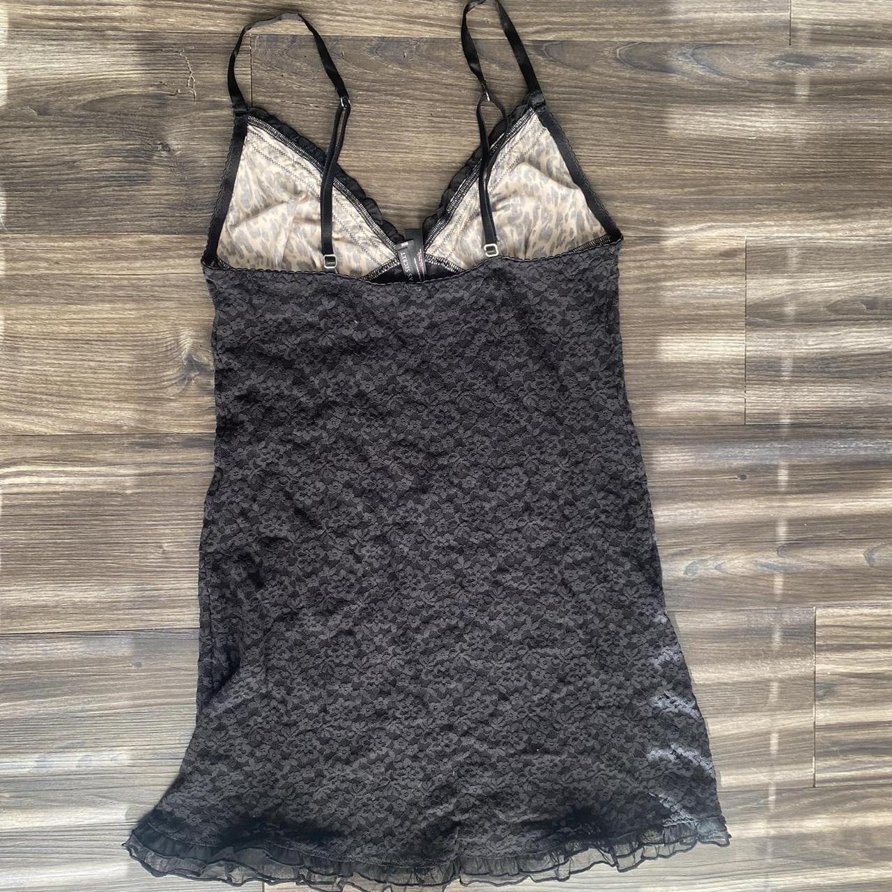 Victorias Secret Cheetah Print And Lace See Through Depop