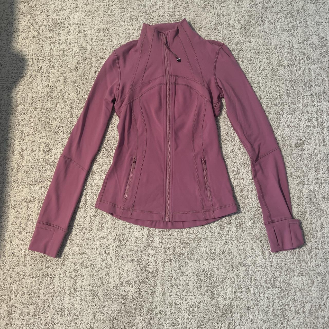 Lululemon size 2 define jacket in color velvet dust... - Depop