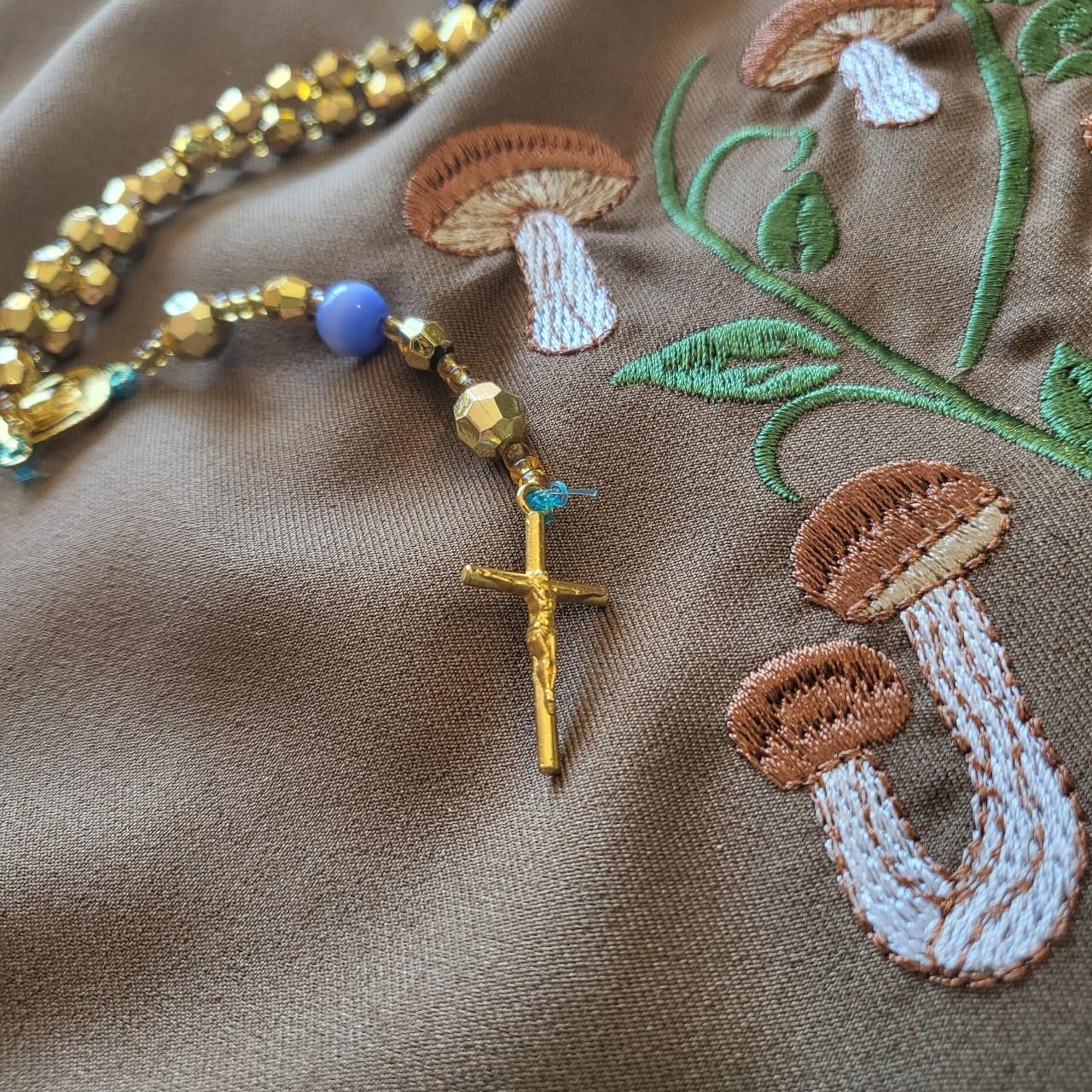 twilightcore fairycore grunge style blue and gold... | Depop