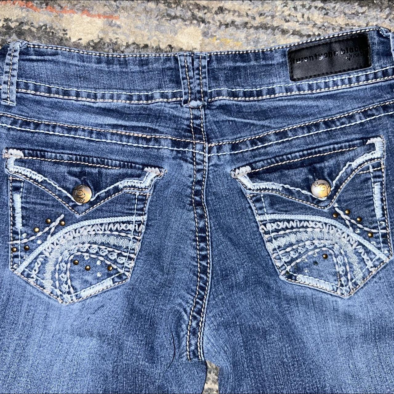 Y2K 2000s Mc bling style rue21 jeans Size... - Depop