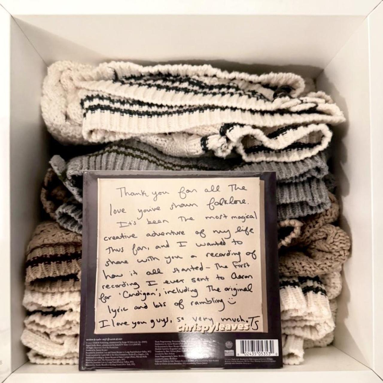 7” gold vinyl of Taylor Swift’s cardigan +... - Depop