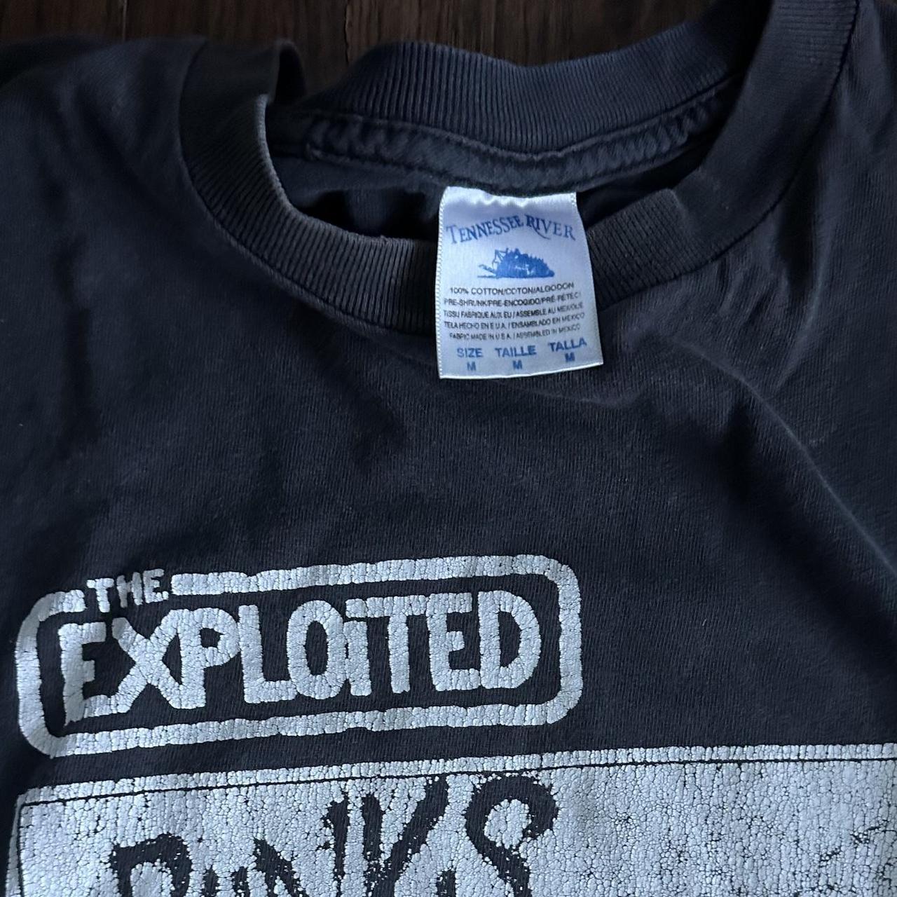 Vintage The Exploited "Punks Not Dead" faded t-shirt... - Depop