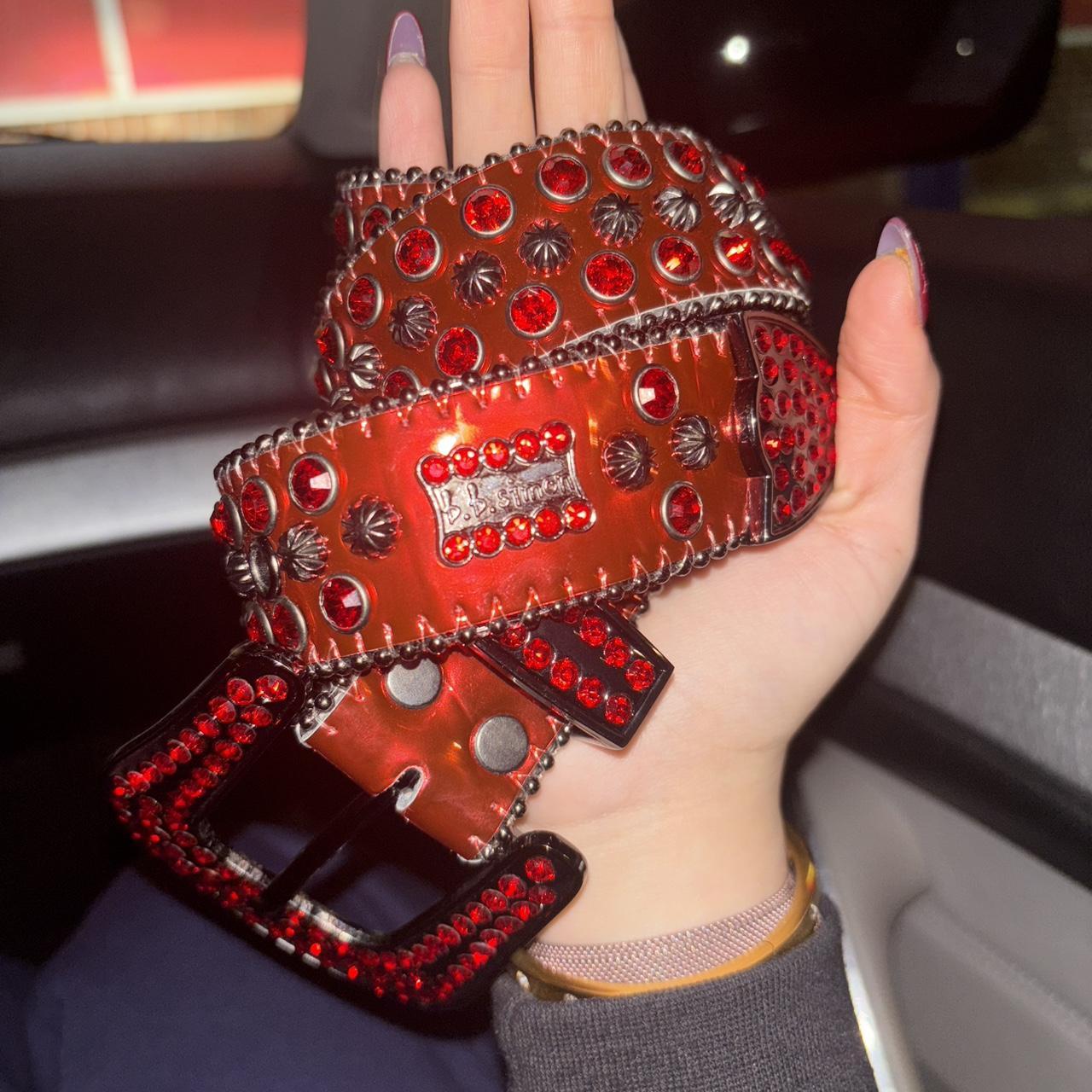 B.B Simons red belt - doesn’t fit me! but it’s a... | Depop