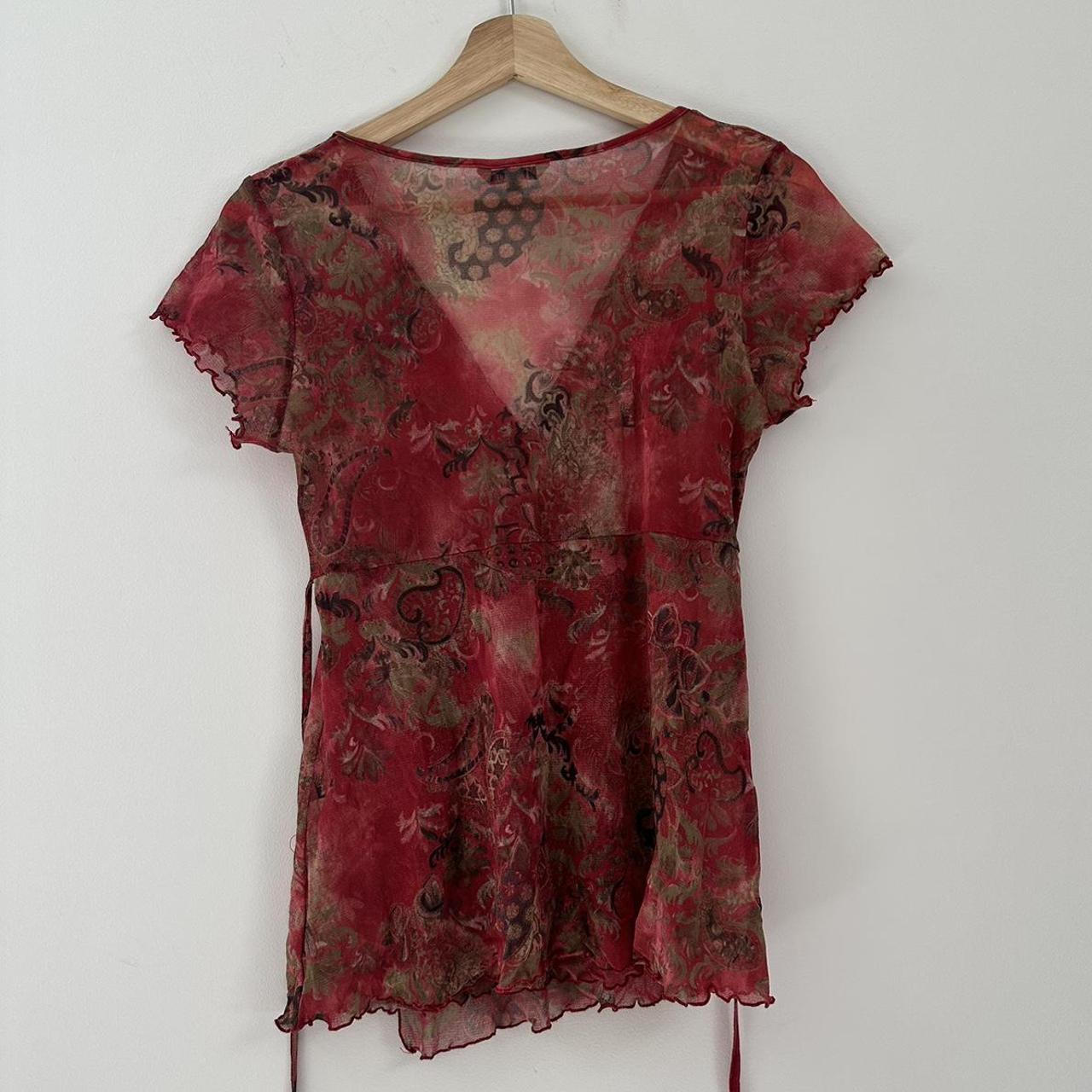 Vintage Sheer Top Absolutely Stunning Piece True Depop