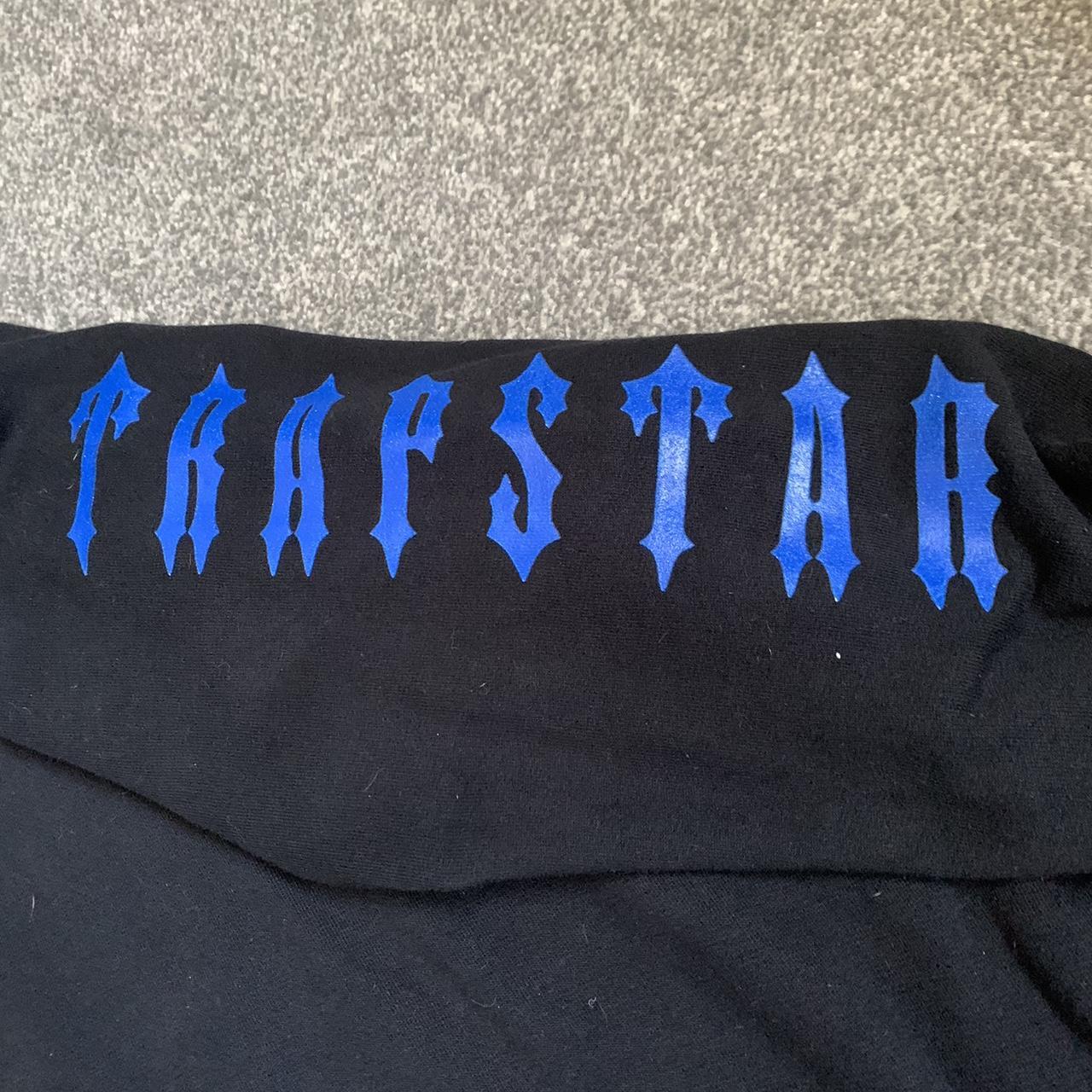 Blue And Black Trapstar Jumper / Sweatshirt! Size:... - Depop