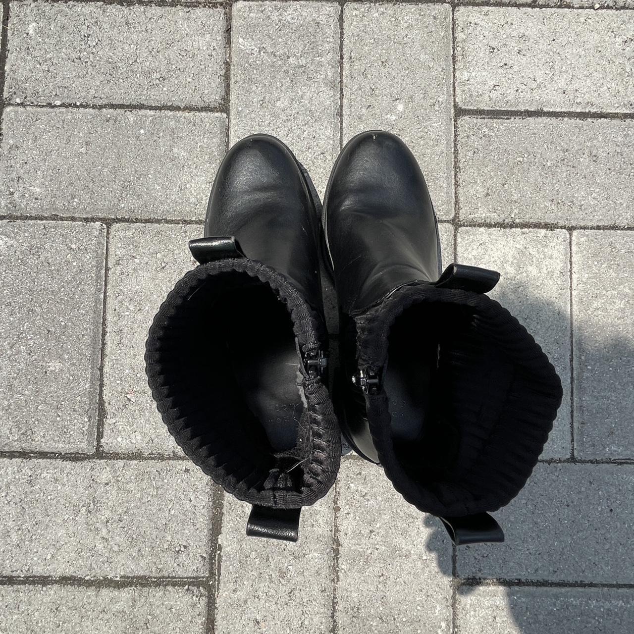 Target A New Day boots Size: Womens 7.5 Color: Black - Depop