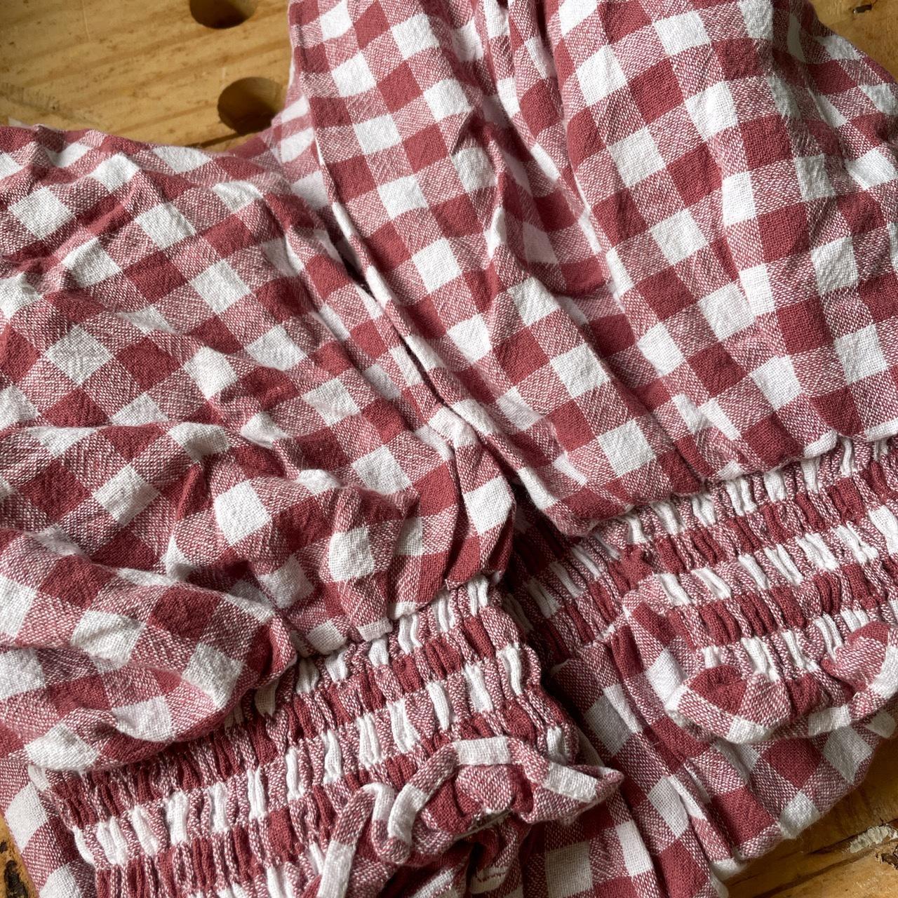 Opia Amelie Mini dress - Cherry Gingham Size... - Depop