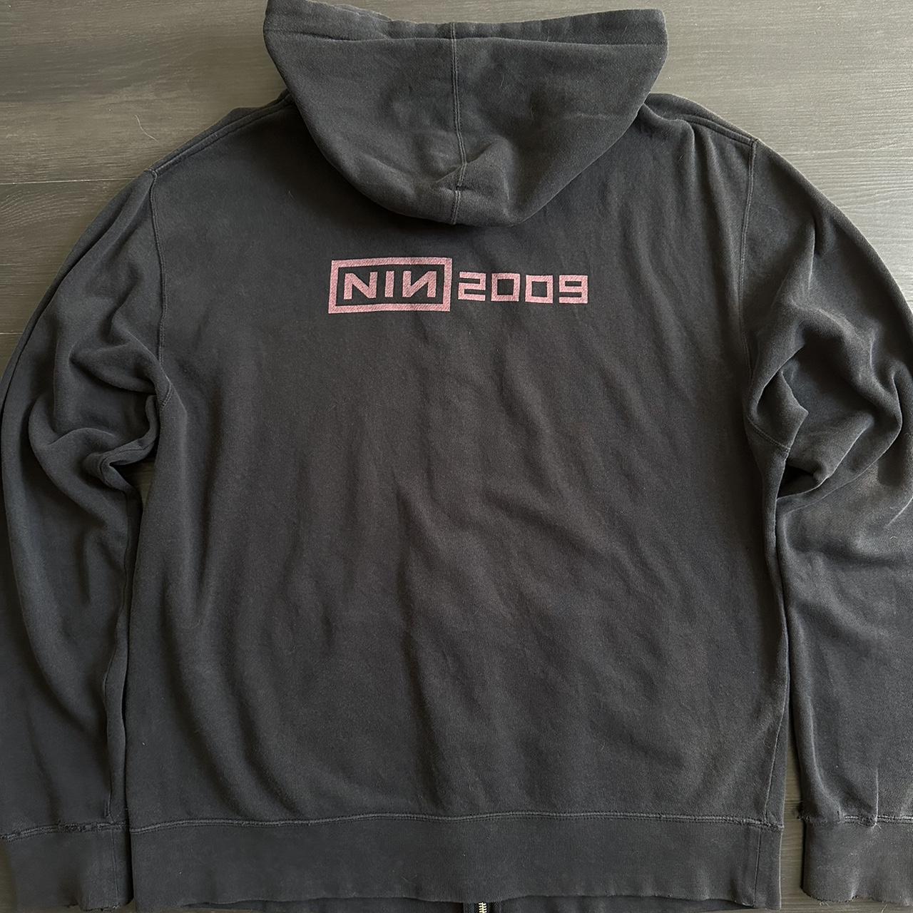 VINTAGE NINE INCH NAILS 2009 TOUR HOODIE SIZE... - Depop