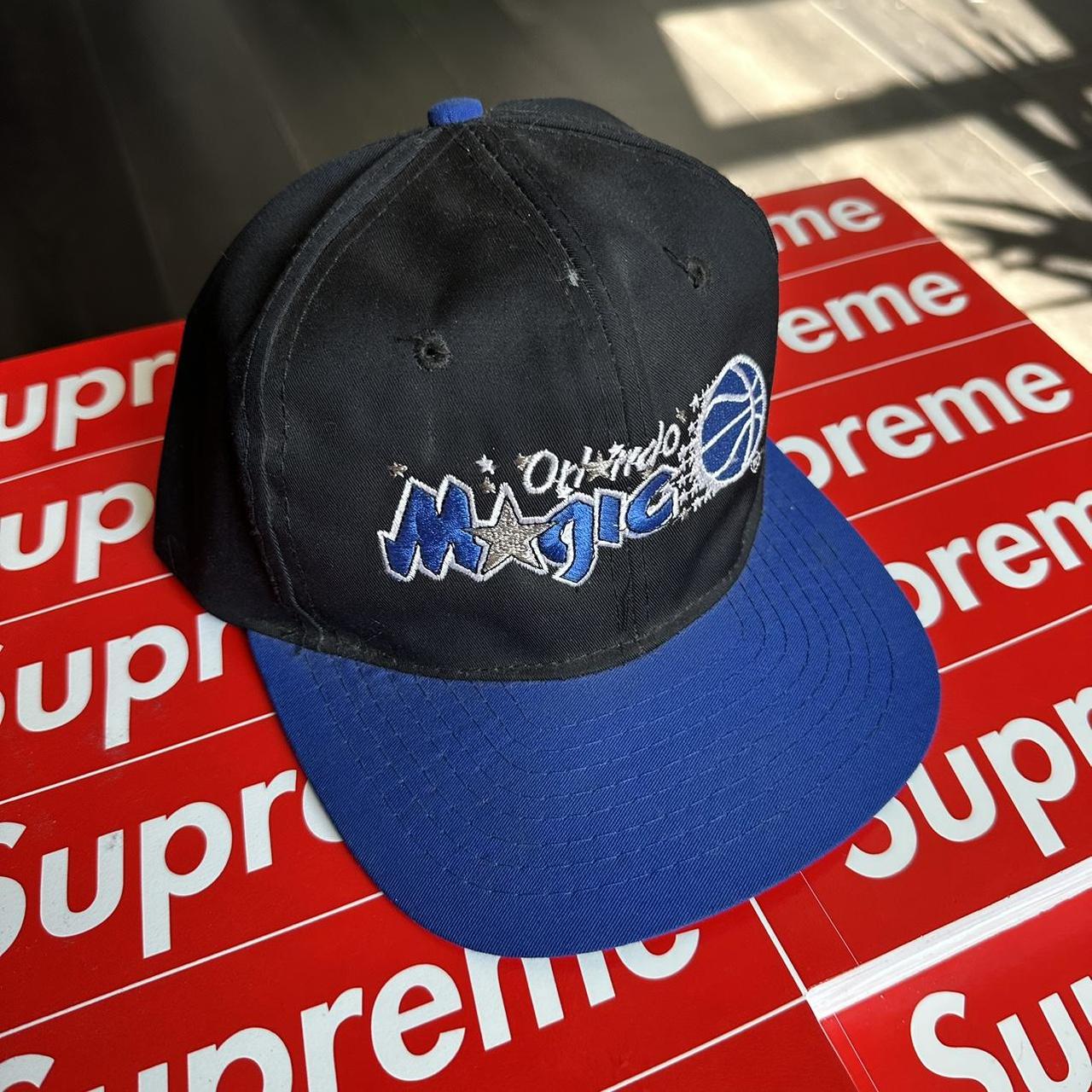Vintage 90s Orlando Magic Basketball NBA Snapback Hat - Depop
