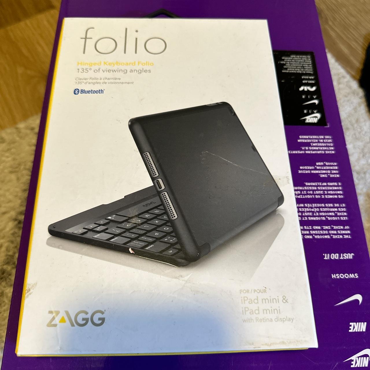 Folio hinged keyboard case for iPad mini with Retina... - Depop