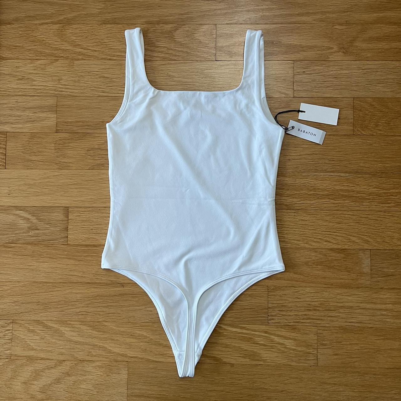 White Contour bodysuit in size medium. It’s the... - Depop