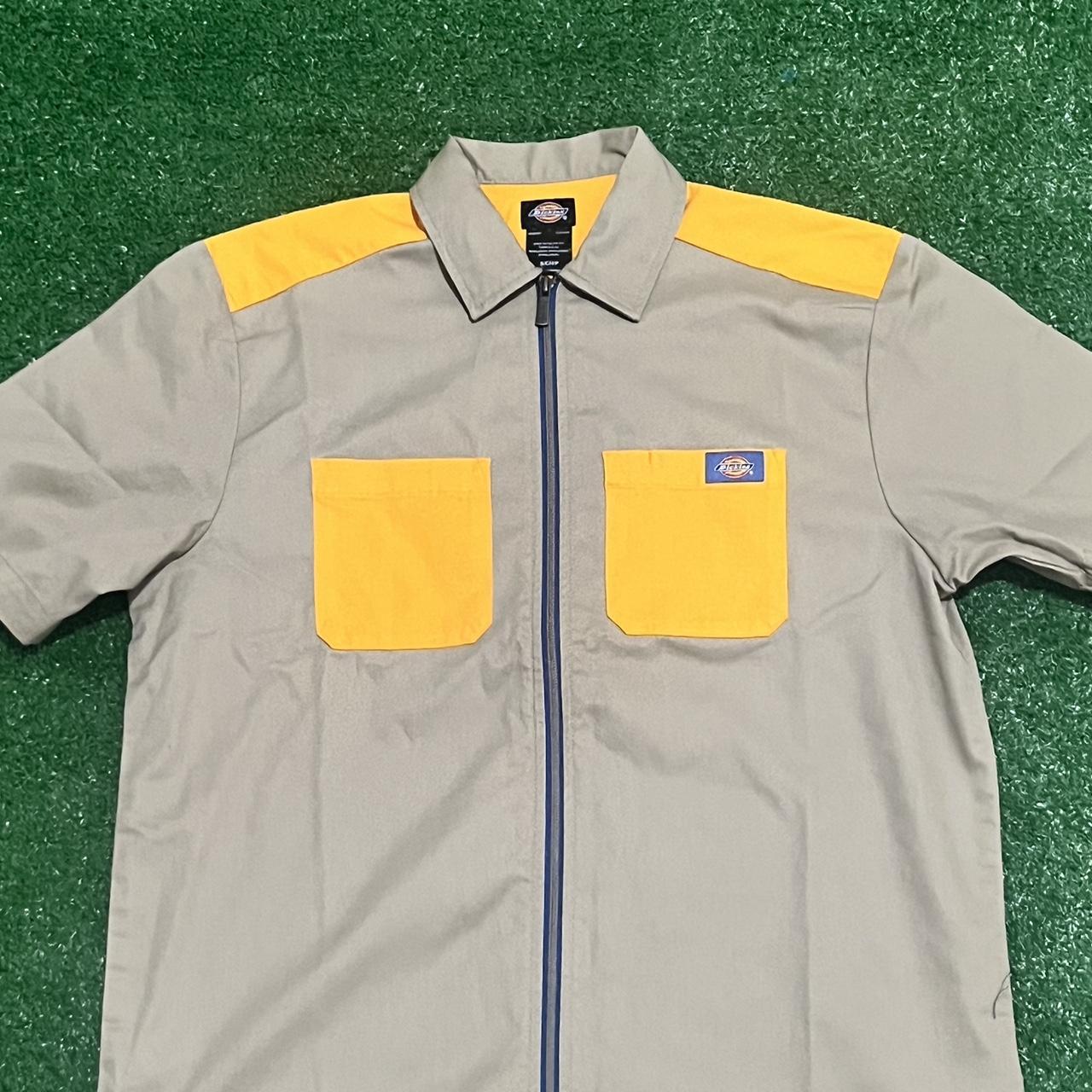 BRAND NEW dickies zip up work shirt Works great... - Depop
