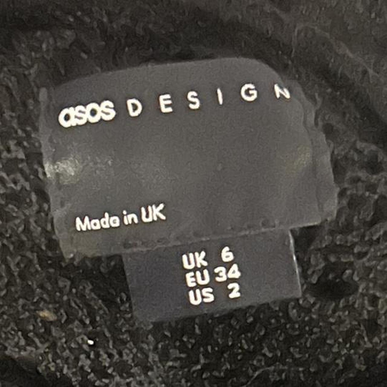 Cropped Crochet Black Sweater ASOS sweater with... - Depop