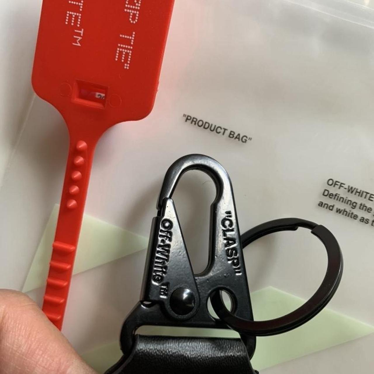 Off-white keychain off white keyring. Pick up from... - Depop