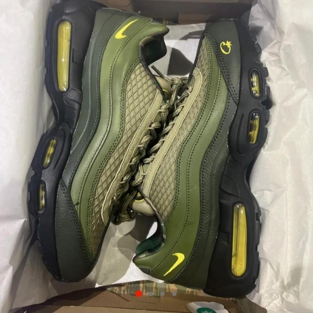 Cortez green air max 95's for sale multiple sizes... - Depop
