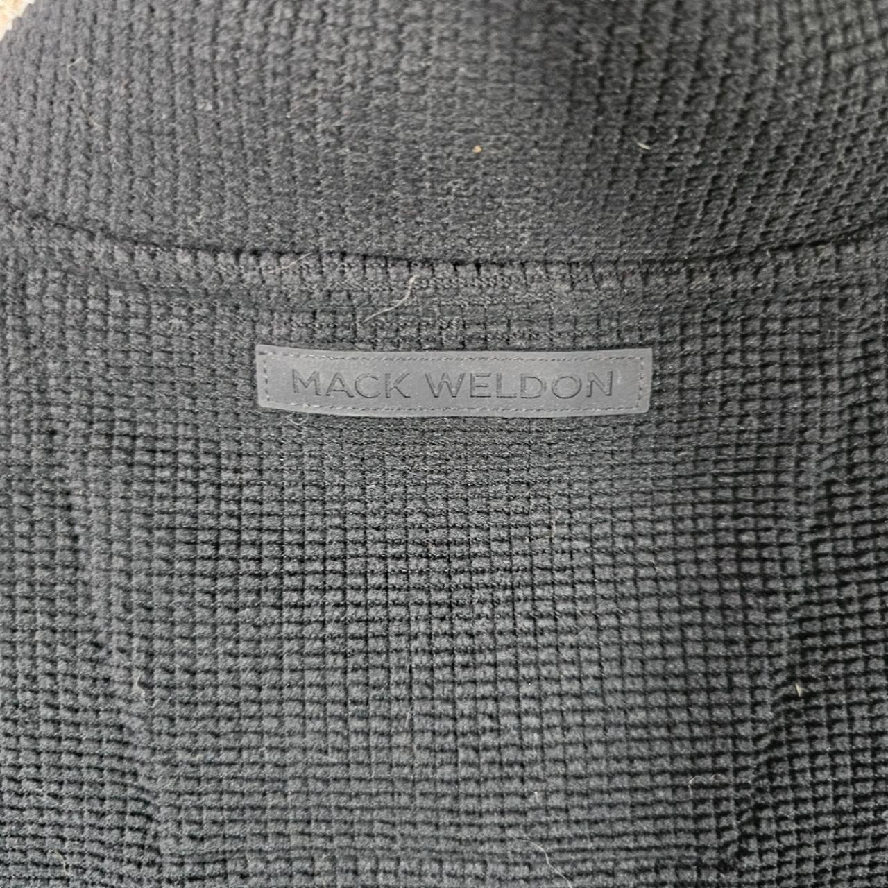 Mack Weldon Latitude Fleece Full Zip Mens M Black... - Depop