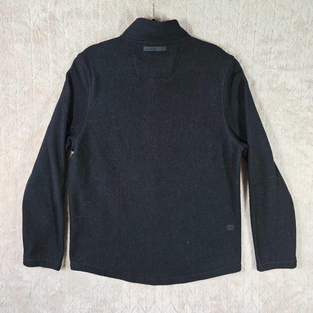 Mack Weldon Latitude Fleece Full Zip Mens M Black... - Depop