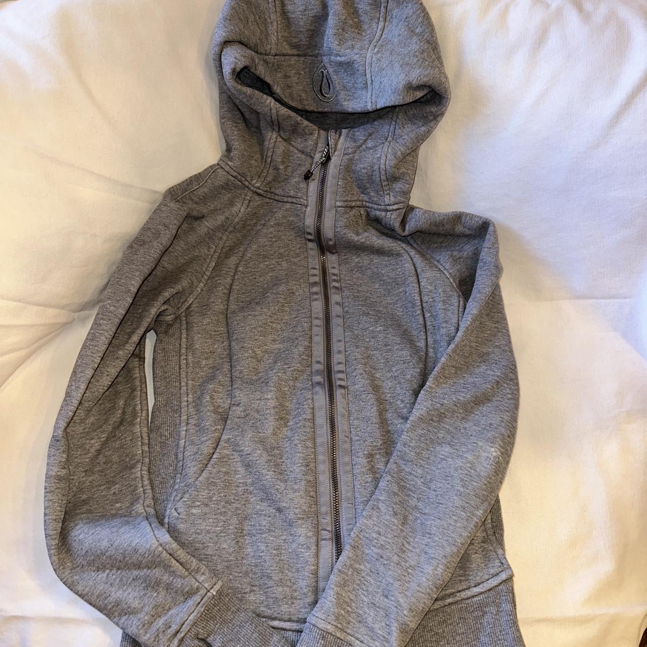 Lululemon scuba jacket. Fabric worn in on right elbow. - Depop