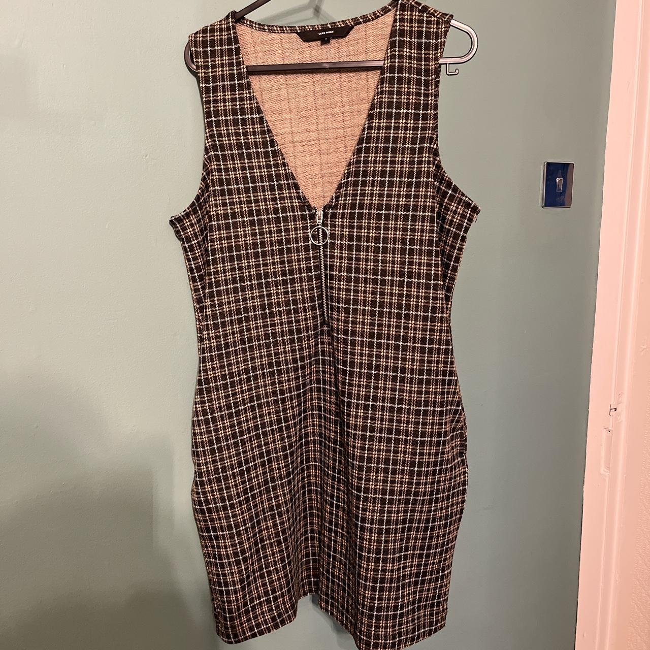 Vera Moda check mini dress Size S Excellent... - Depop