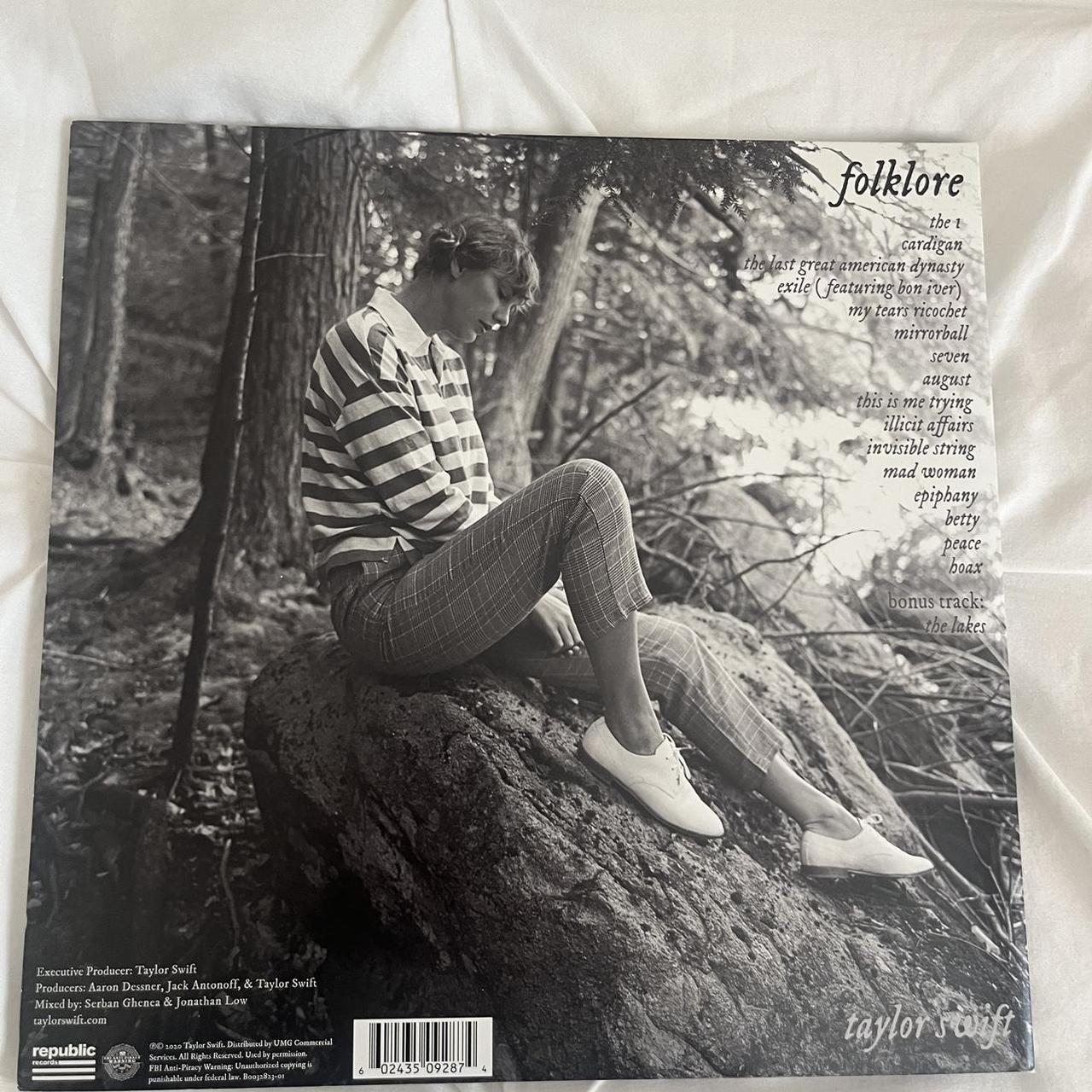 Taylor Swift Folklore Vinyl Red Disc #TaylorSwift... - Depop