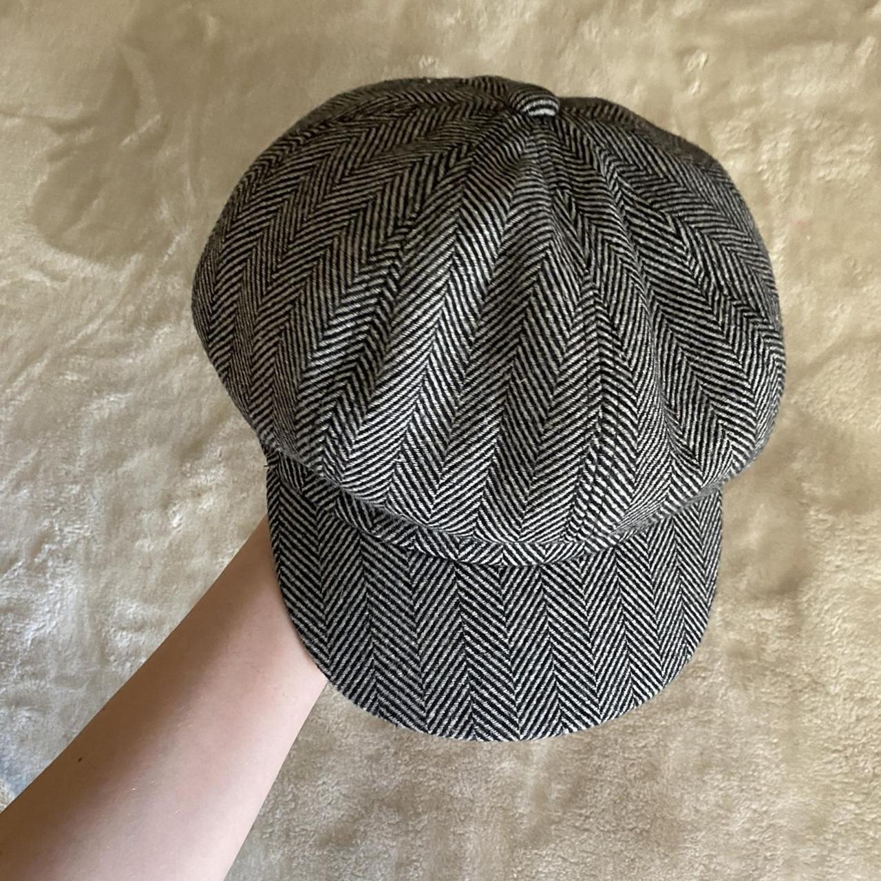 super cute grey and black striped/plaid style... - Depop