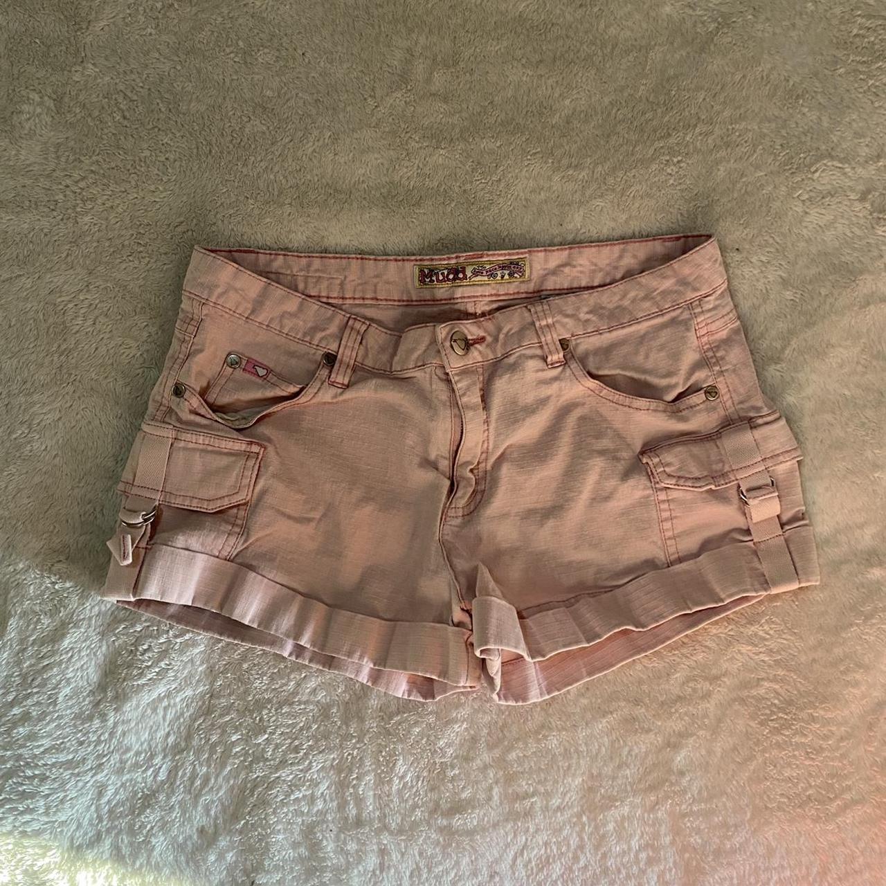 adorable y2k baby pink denim MUDD brand low rise... - Depop
