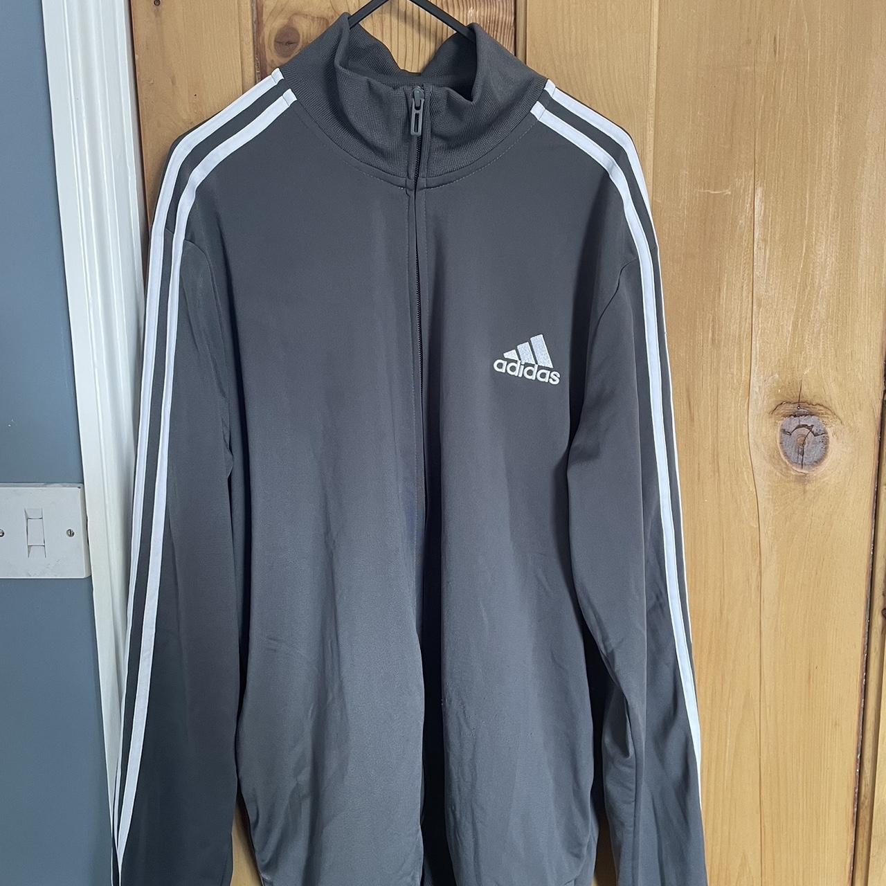 Men’s grey Adidas tracksuit. Bought about a year ago... - Depop