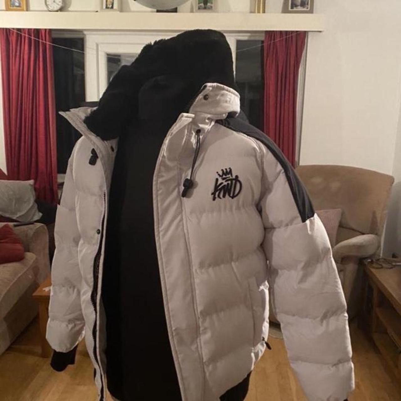 KWD Winter Coat Super Comfy With Fur Hood Keeps You... - Depop