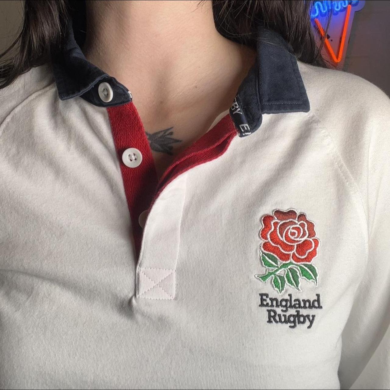 Authentic England Rugby Shirt. Rugby Football Union. - Depop