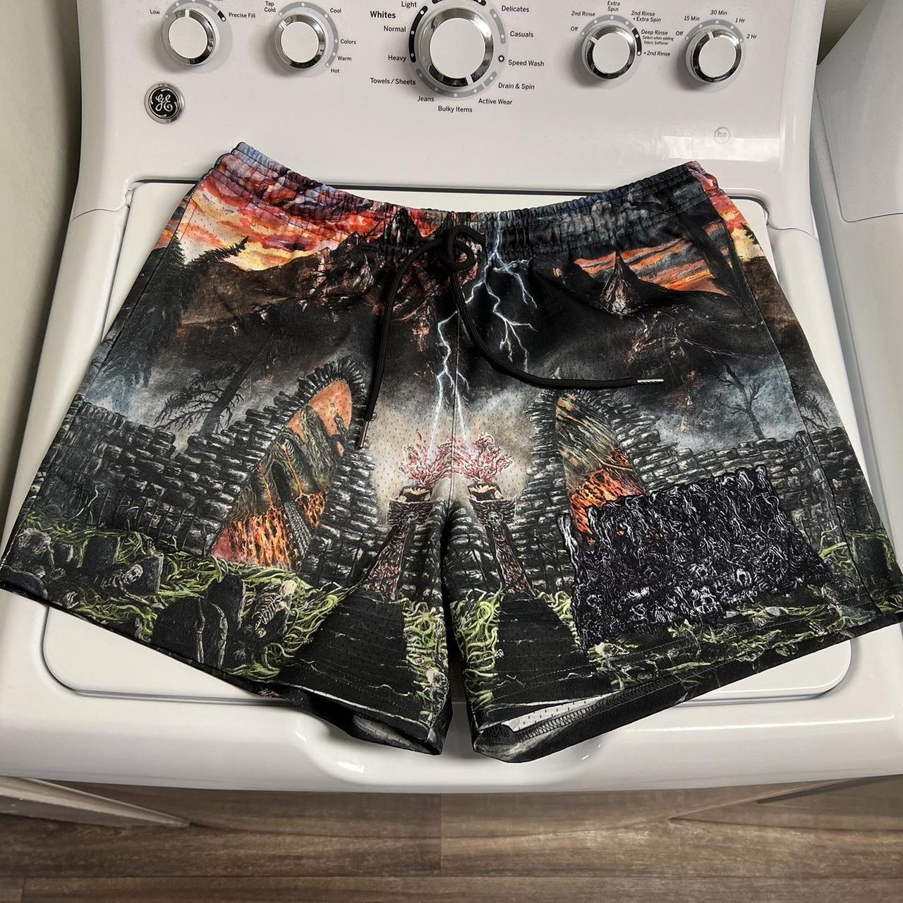 Undeath Goldset Merch Shorts 9/10 worn 3 times open... - Depop