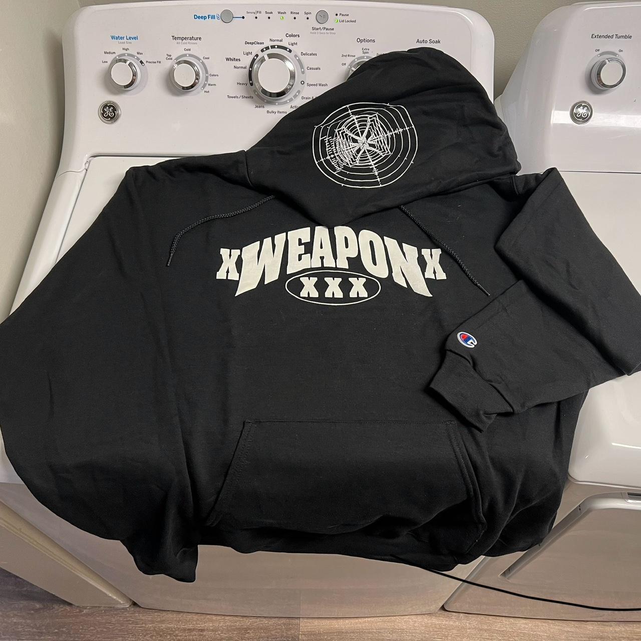 xWeaponx hoodie Champion 10/10 never worn knocked... - Depop